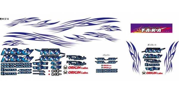 Taka Stickers Japan [ Takuzo Yokota S14 Silvia ]