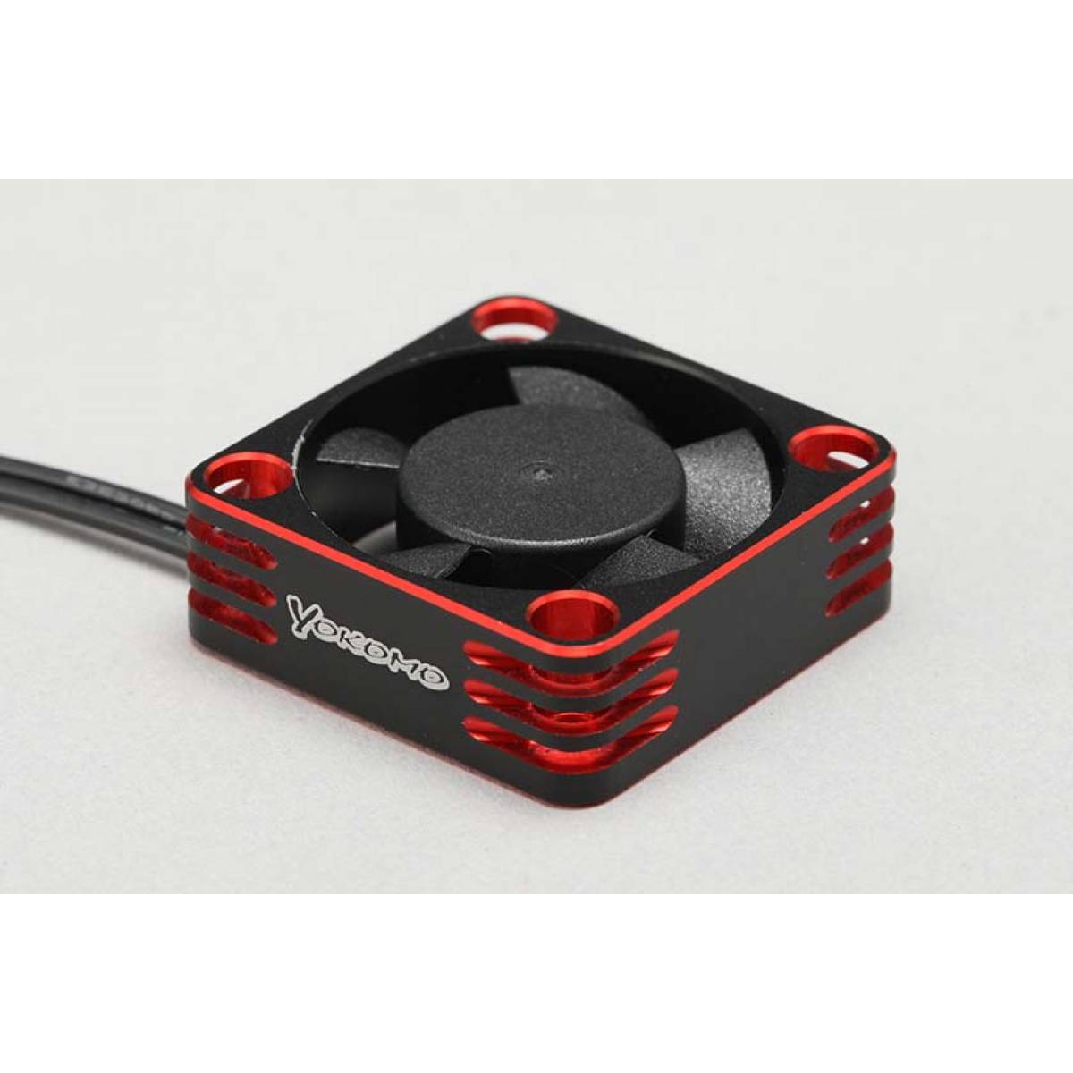 Aluminum frame 30mm cooling fan (Red)